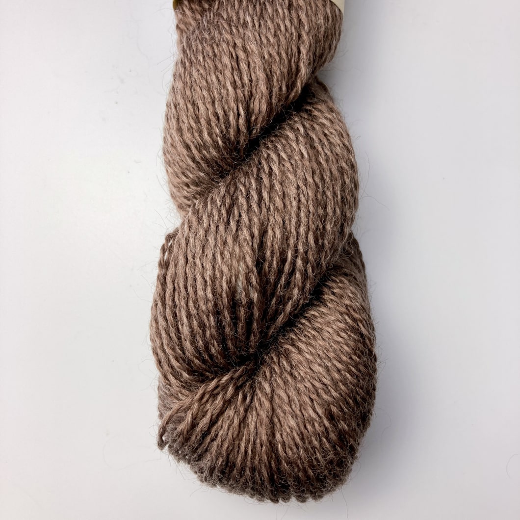 2-trådet kid mohair mørkbrun [2129] – Si-Ki Garn